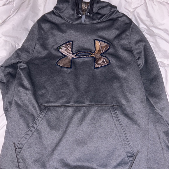 Under Armour | Shirts | Camo Gray Under Armor Hoodie | Poshmark